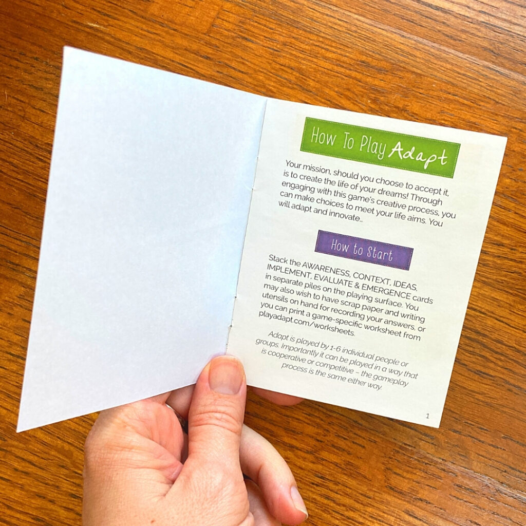 Adapt Card Game - Permaculture Principles Australian Store